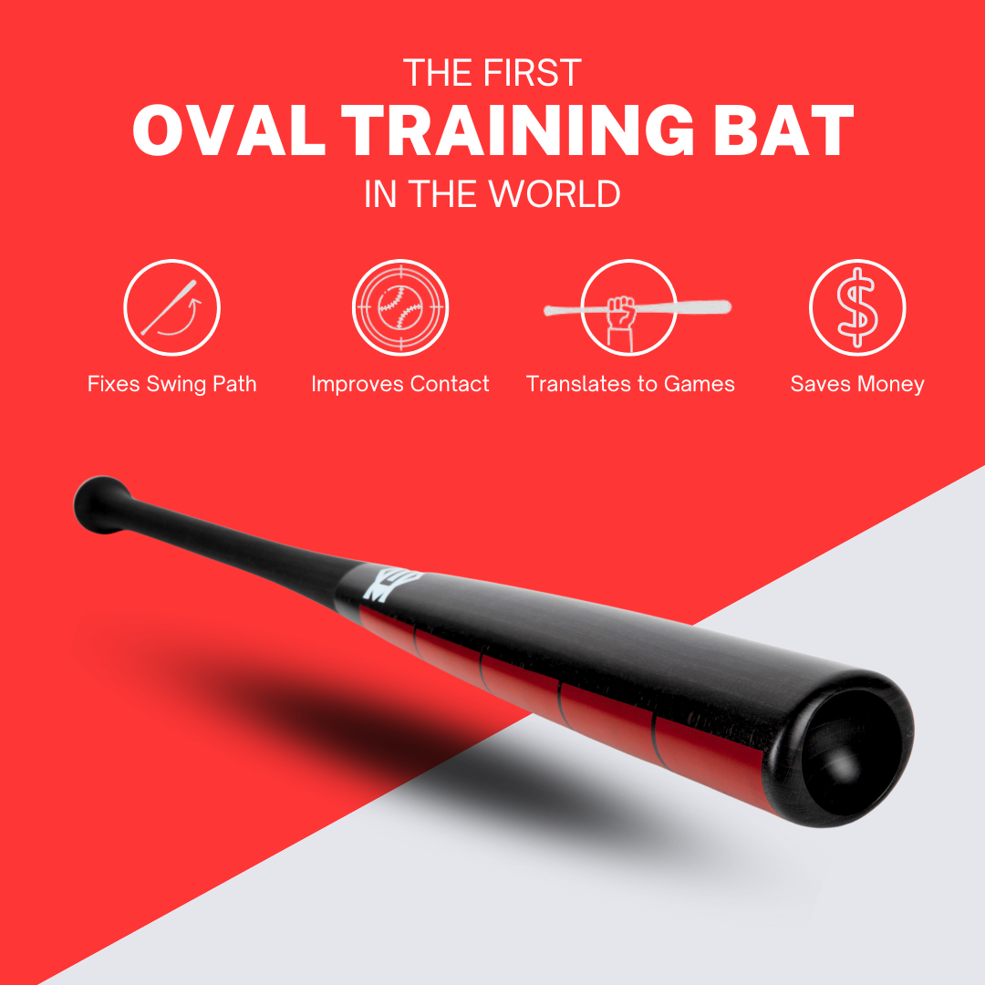 Oval Training Bat – Mine Baseball